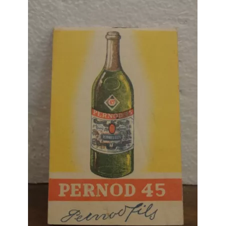1 CARNET PERNOD 45 PERNOD 45 - Tigrebock