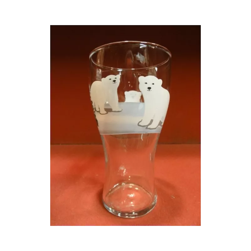 1 VERRE COCA-COLA OURS HT. 14.60CM