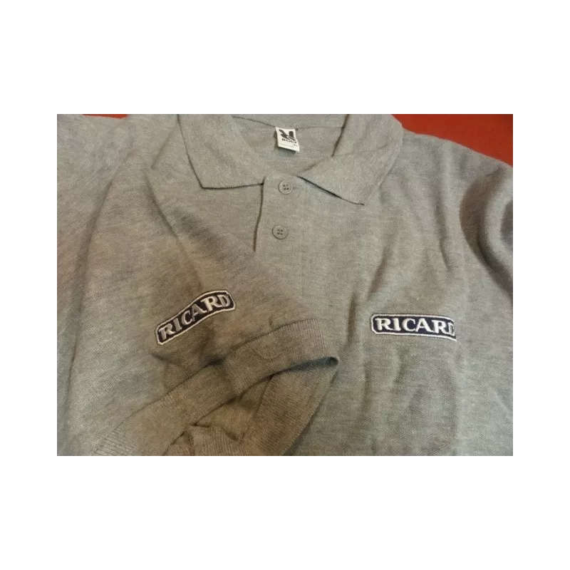 POLO RICARD GRIS TAILLE XL