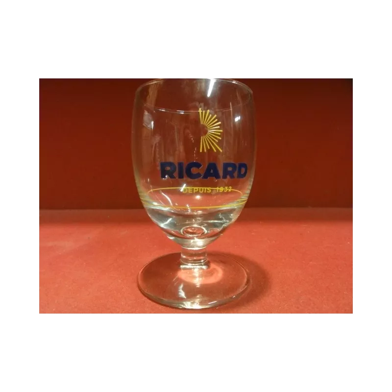 6 VERRES RICARD 1/2 SOLEIL 17CL