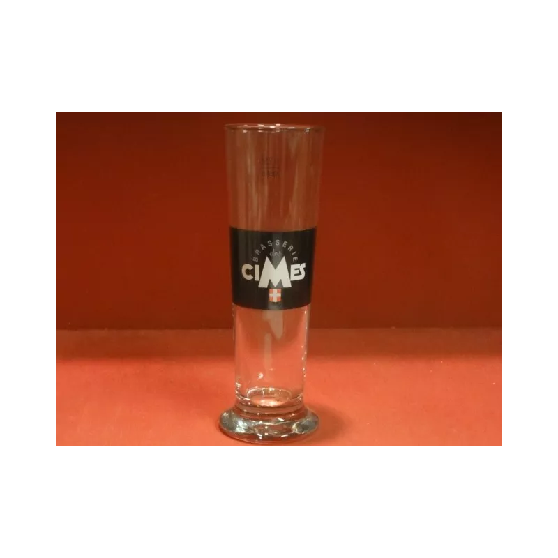1 VERRE BRASSERIE DES CIMES 25CL HT. 19.80CM - Tigrebock