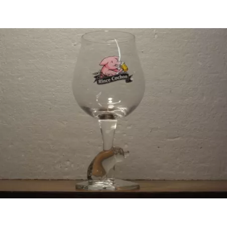 1 VERRE RINCE COCHON 25CL HT. 18.20CM