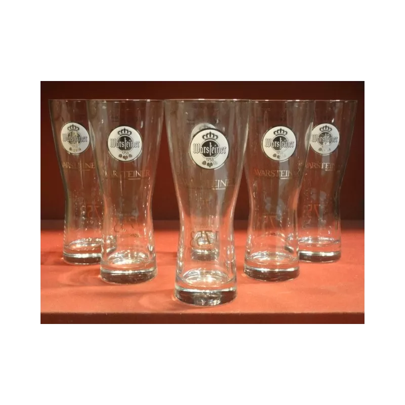 6 VERRES WARSTEINER 50CL HT. 20.30CM - Tigrebock