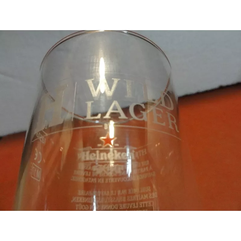 6 VERRES HEINEKEN 25CL EXPORT H. WILD LAGER HT 15.20CM - Tigrebock