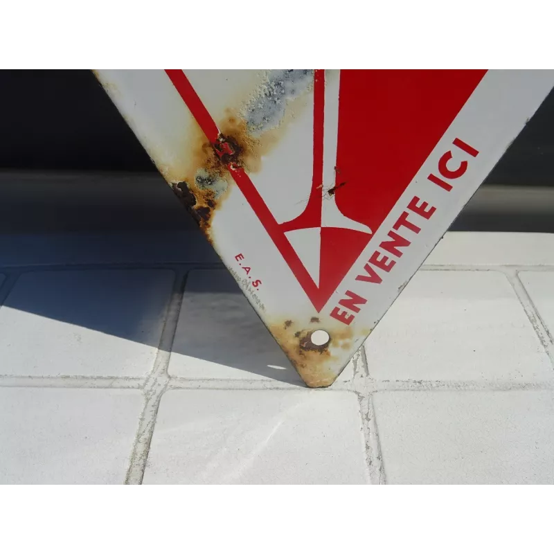 PLAQUE EMAILLEE ENGRAIS PEC 56CM X56CM X56CM