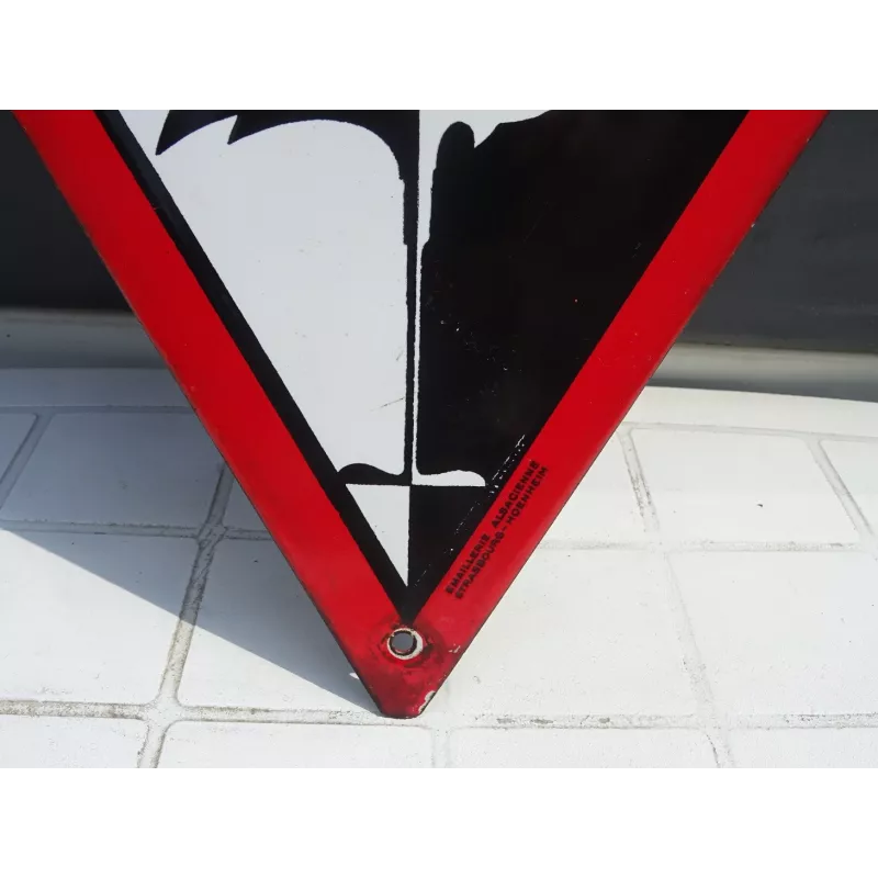 PLAQUE EMAILLEE ENGRAIS PEC 56CM X56CM X56CM