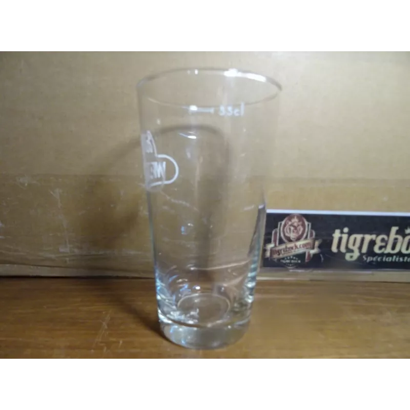 1 VERRE WIELEMANS 33CL HT.13.80CM