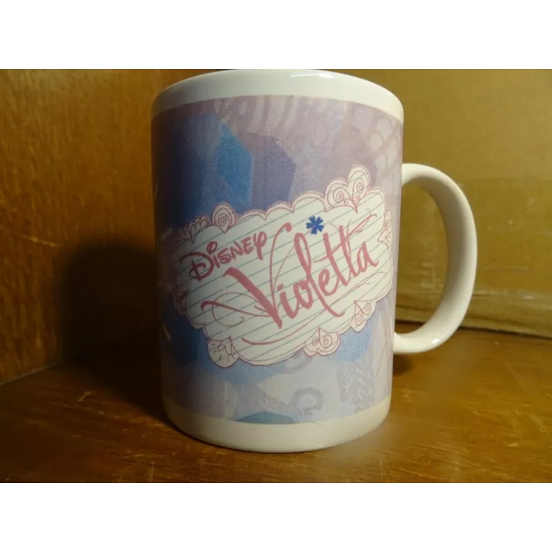 MUG VIOLETTA DISNEY HT 9.60CM