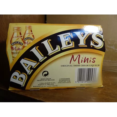 LOT DE 4 MINIS BOUTEILLES BAILEY'S
