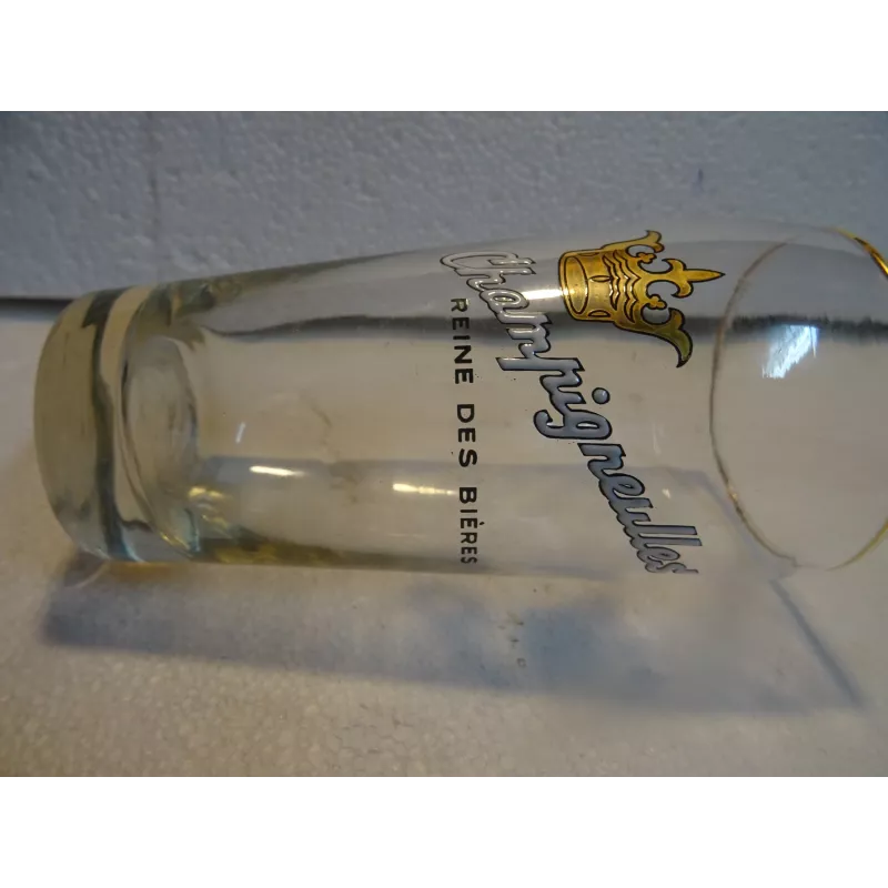 1 VERRE CHAMPIGNEULLES EMAILLE 25CL HT.13.70CM