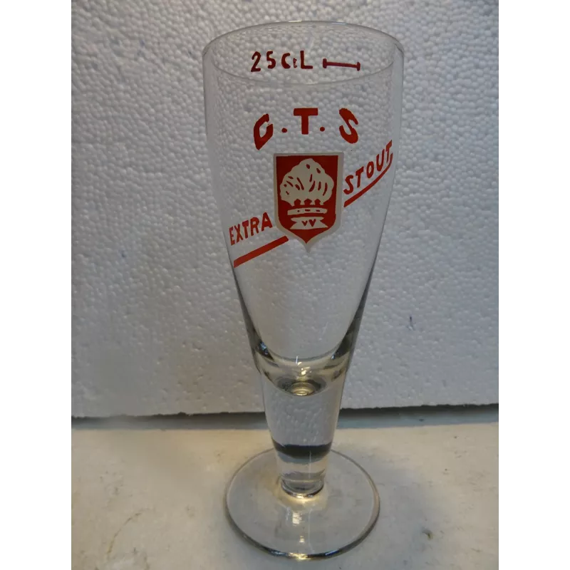 1 VERRE C.T.S EXTRA STOUT 25CL HT 18CM