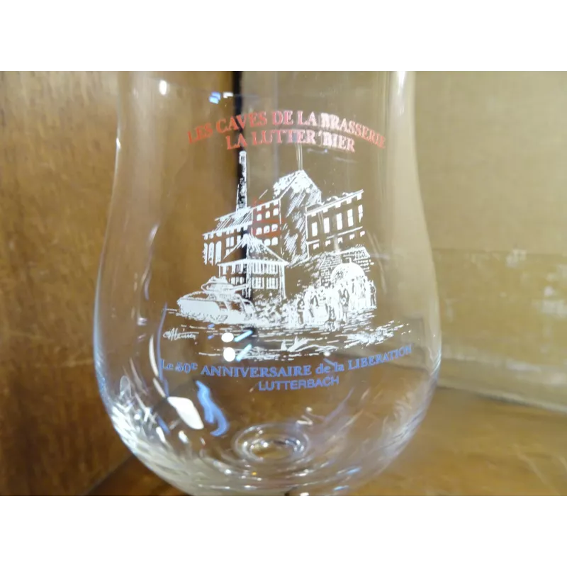 1 VERRE LUTTER'BIER 25CL 50em ANNIVERSAIRE DE LA LIBERATION DE LUTTERBACH