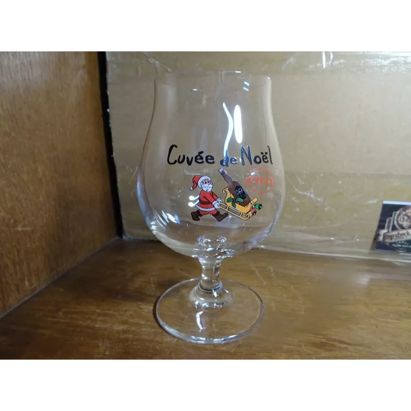 1 VERRE CUVEE DE NOEL CH'TI 25CL HT 15.40CM