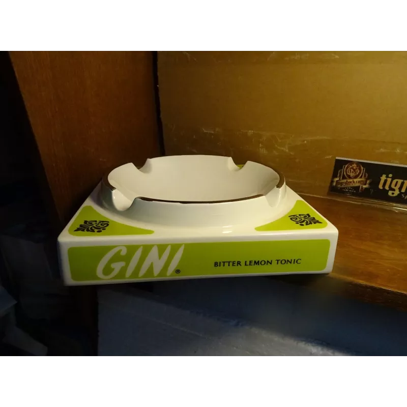 CENDRIER GINI BITTER LEMON TONIC 22CM X22CM