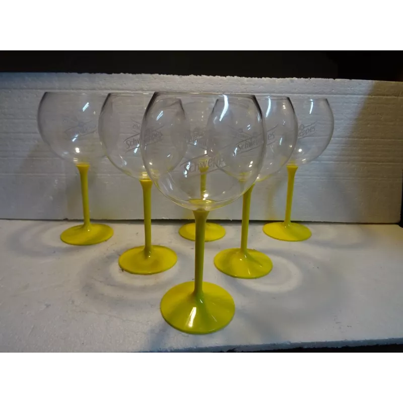 6 VERRES SCHWEPPES EN POLYCARBONNATE - Tigrebock