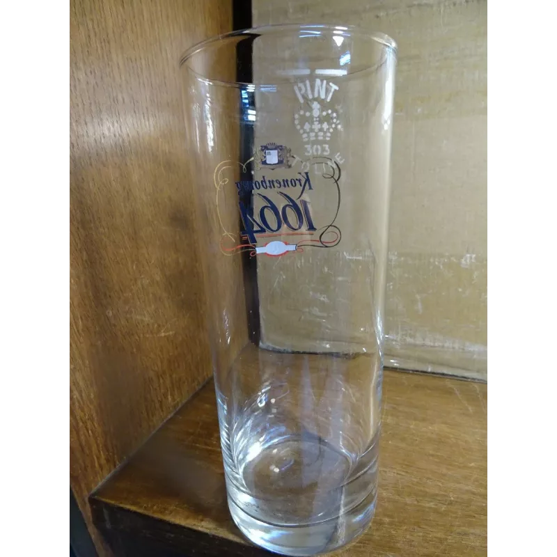 1 VERRE 1664 KRONENBOURG EXPORT 50CL HT.18.50CM