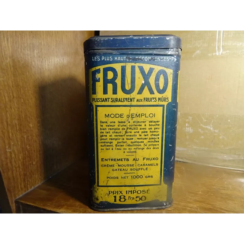 BOITE FRUXO 9.80CM X9.80CM HT 17.60CM