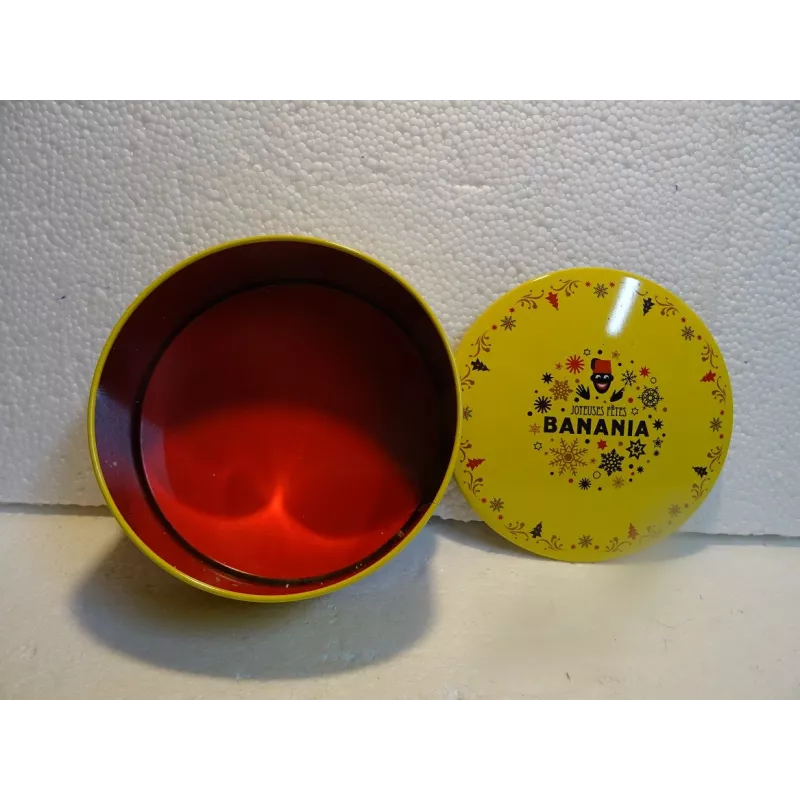 BOITE BANANIA DIAMETRE 13CM HT 5.50CM