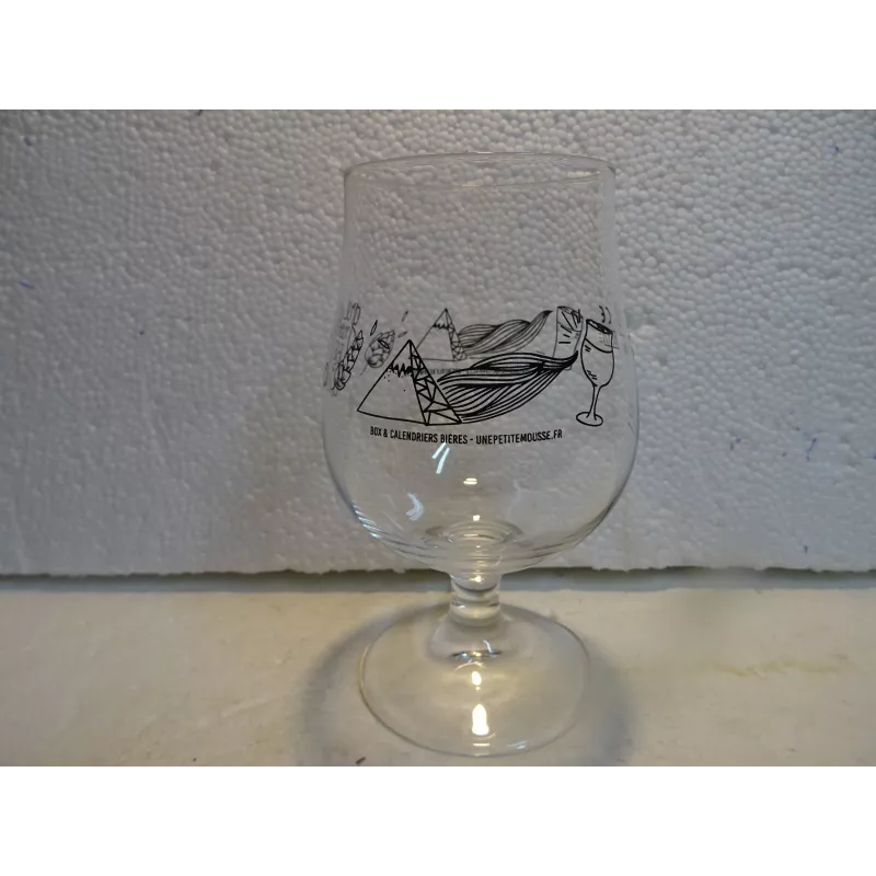 1 VERRE BRASSERIE ARTISANALE GRENOBLE 12.50/25CL HT 14.50CM