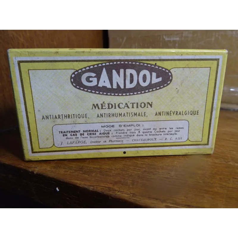 BOITE GANDOL EN CARTON 9.80CM X5.20CM X2.60CM - Tigrebock