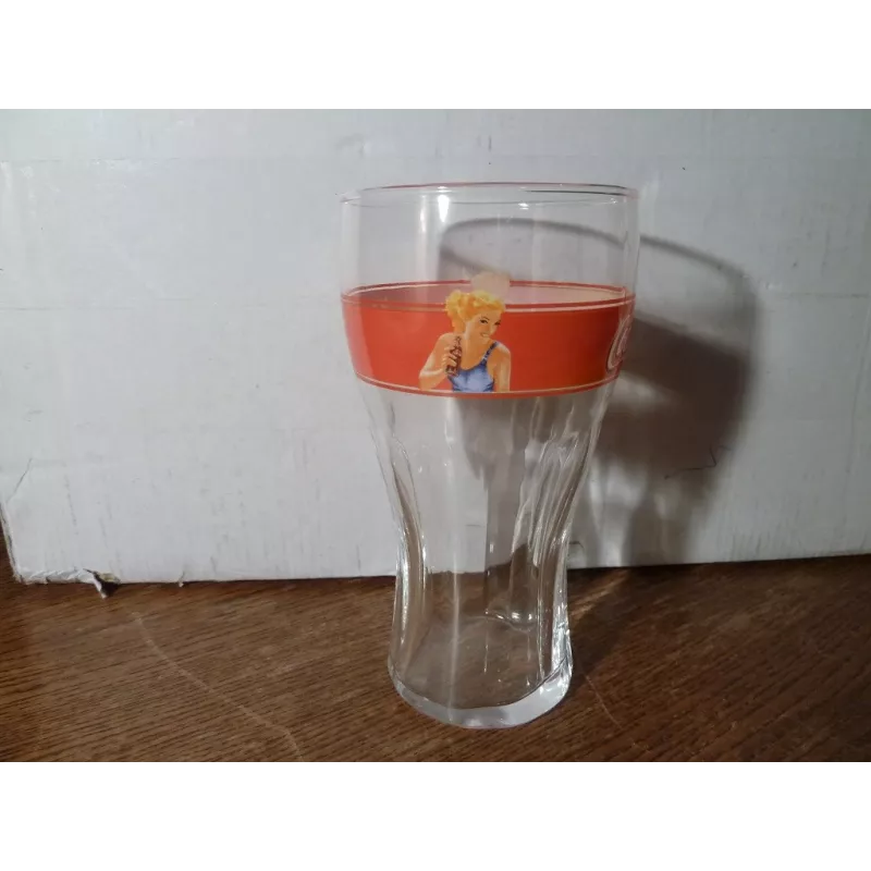 1 VERRE COCA-COLA 25CL HT.14.50CM