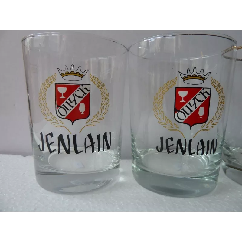 3 VERRES JENLAIN 25CL DIFFERENTS HT 10CM