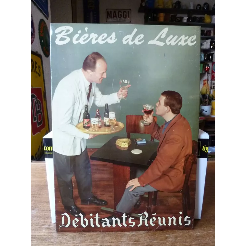 TOLE DEBITANTS REUNIS 48.70CM X33.80CM